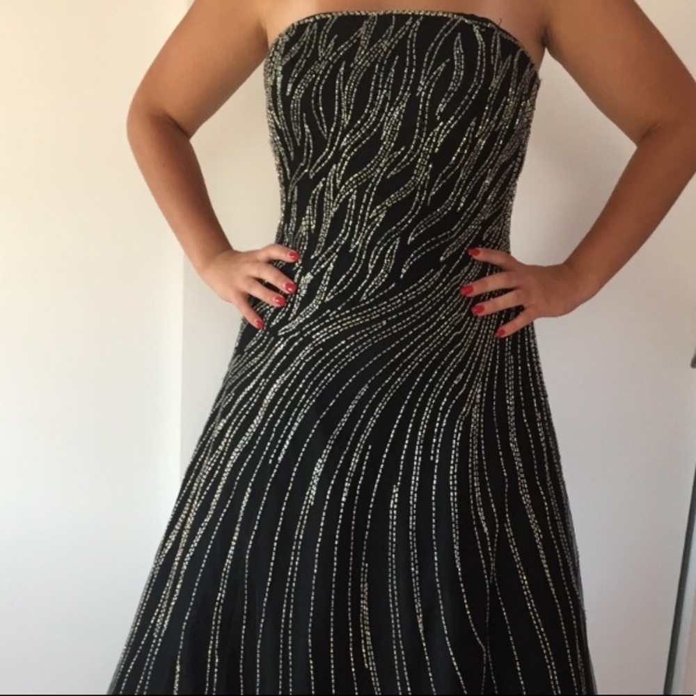 Prom Beaded Ball Gown - Gem